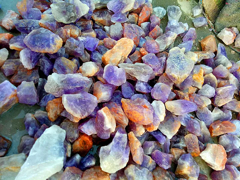 4-4LB-South-Africa-Natural-quartz-crystal-violet-gravel-Small-violet ...