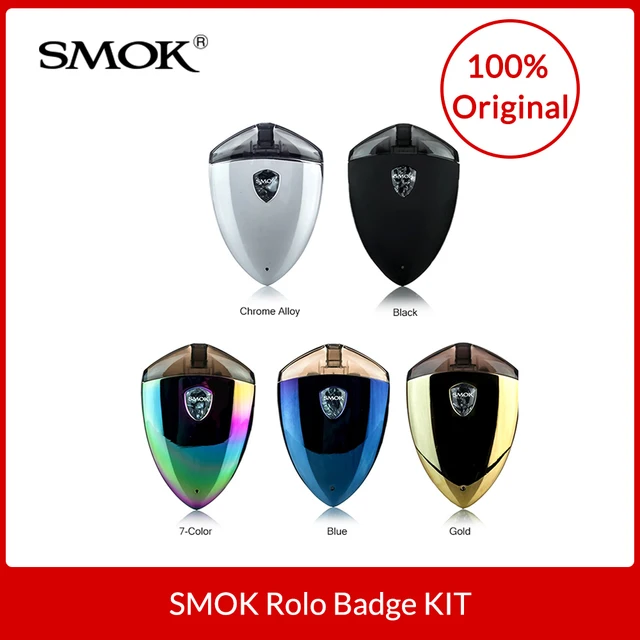 Best Price Original SMOK Rolo Badge Starter Kit All-in-One Pod System ...
