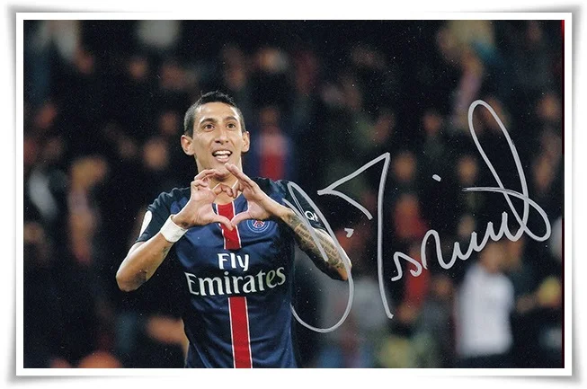 Angel Di Maria autographed signed with pen photo 4*6 inches sports star ...