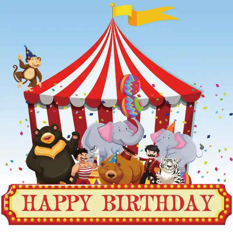 Circus Tent Cartoon