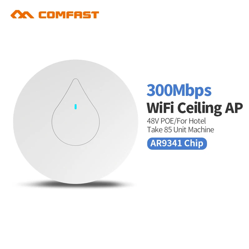 2pcs 300Mbps Wireless Access Point Ceiling AP WIFI Router Repeater 2*2MIMO WI FI Extender Signal ...