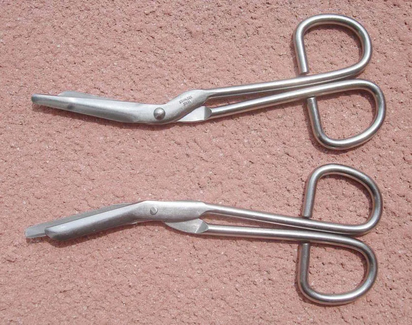 Top-Quality-15CM-Medical-Bandage-Scissors-Stainless-Steel-Rescue-Handy ...