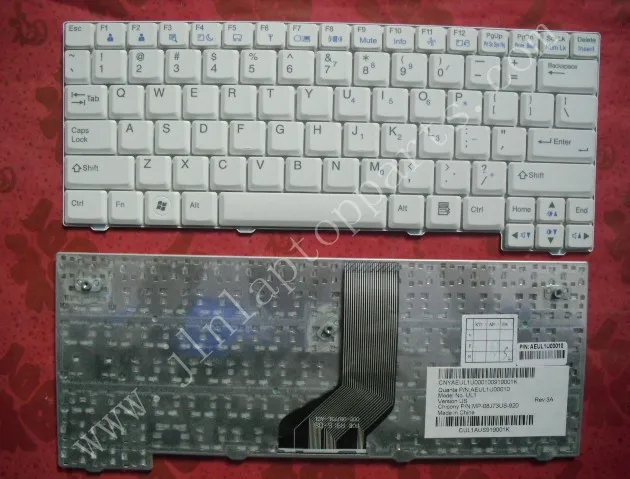 New Laptop US Layout Keyboard For LG X120 X130 P100 C1 White Color ...