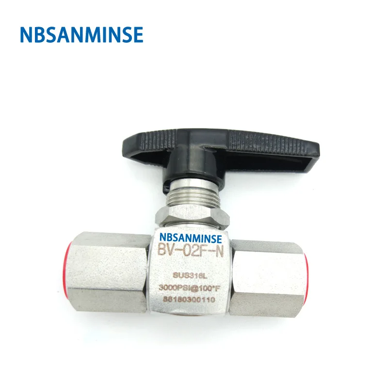 BV-OD/ F 1/8 1/4 3/8 1/2 3/4 Stainless Steel Ball Valve 3000 Psi Tube ...