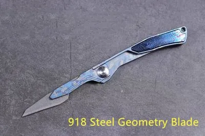 Folding Scalpel Knife - Titanium Body in Various Colors with ...