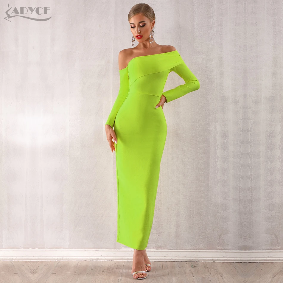 Adyce 2019 New Spring Sexy Women Bandage Dress Vestidos Long Sleeve