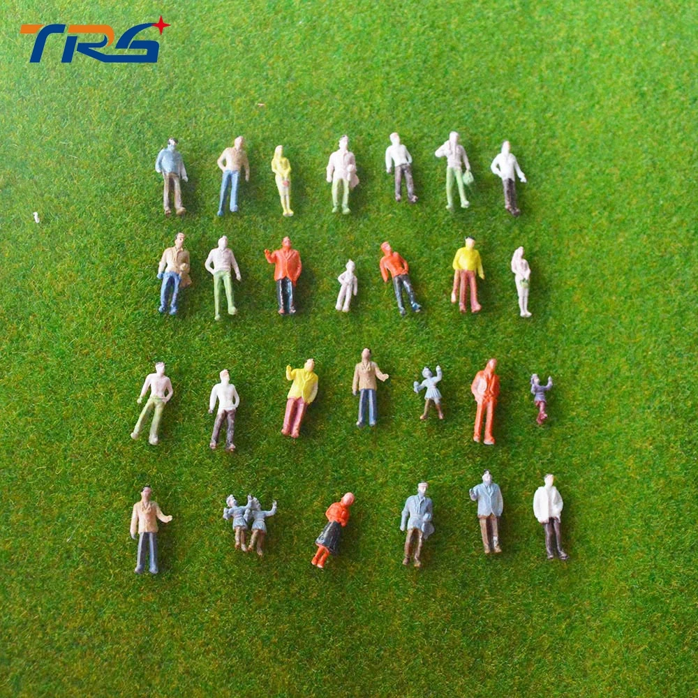 Aliexpress.com : Buy Free Shipping 300pcs ho scale 1:100 Painted Model ...