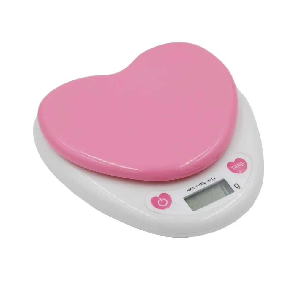 by dhl/fedex 100pcs/lot Heart shaped section precision 1g 5kg kitchen ...