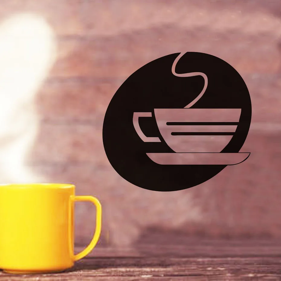 Coffee Wall Decal Adesivo De Parede Removable Vinyl Wall Sticker Ktv ...