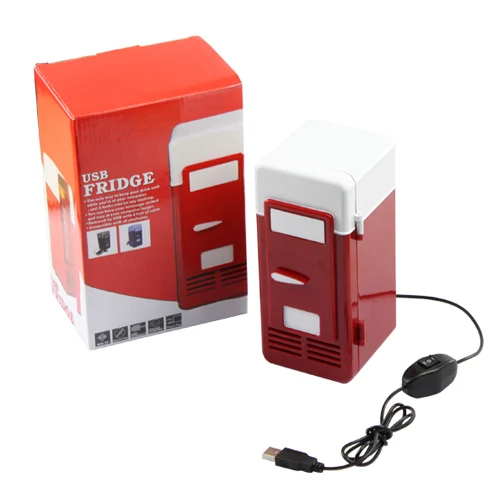 Desktop Mini USB PC Laptop Fridge Freezer Beverage Drink Cans ...