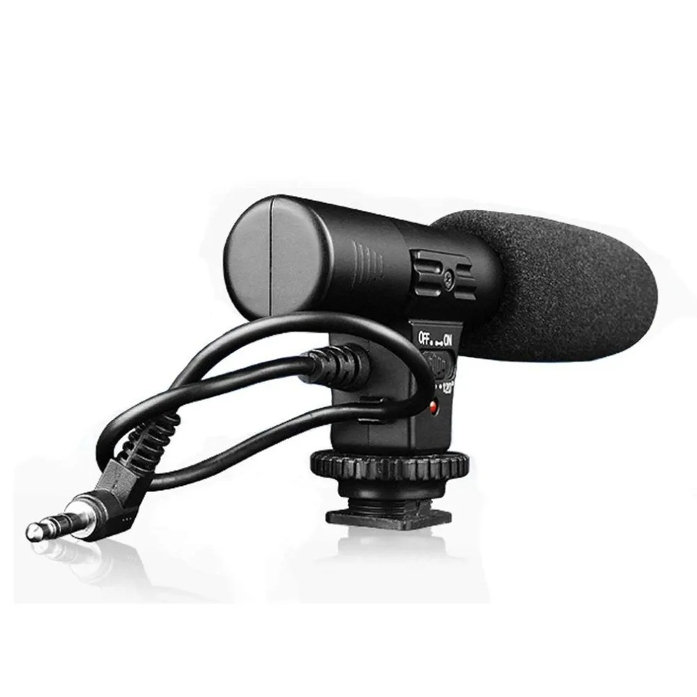 MIC-01 SLR Camera Microphone Photography Video Camera Stereo Recording ...