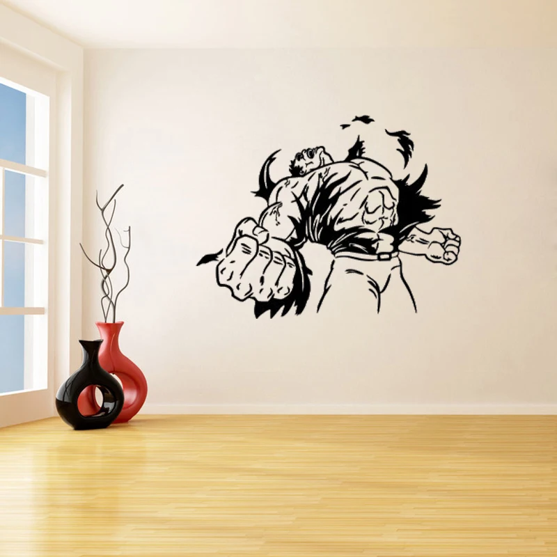 Hulk Removable Wall Stickers for Living Room Vinyl Waterproof Decals ...