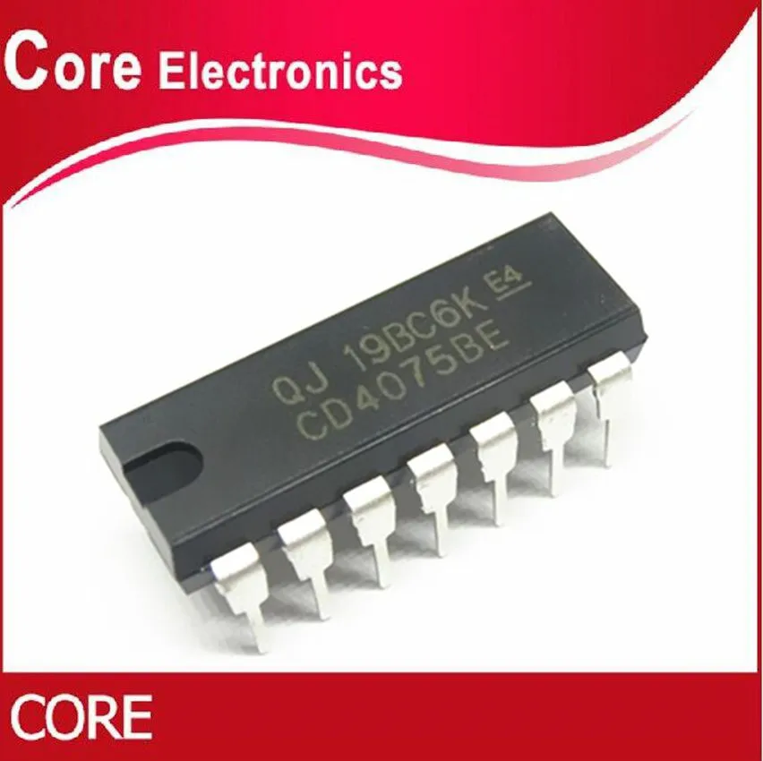 100PCS CD4075BE DIP14 CD4075 DIP 14 4075 NEW|Integrated Circuits ...