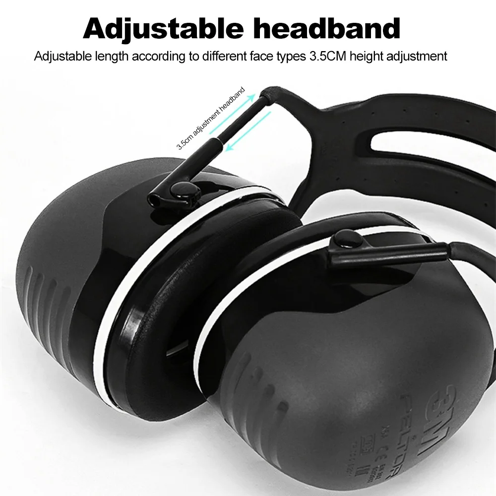 3M / X5A Noise Cancelling Ear Muffs Hearing Protection Noise Reduction Safety Earmuffs ...