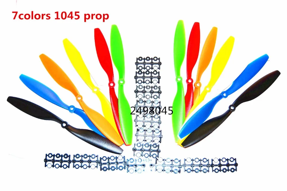2 Pairs/12pcs Abs 10x4.5" 1045 1045r Cw Ccw Propeller For 550 250fpv ...