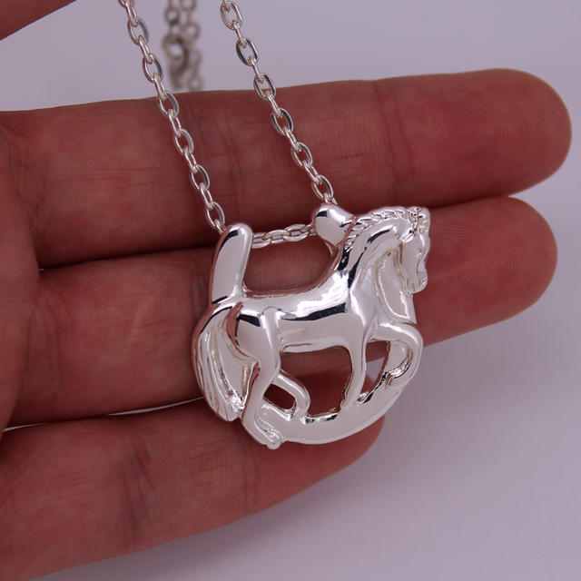 Horseshoe Pendant Necklace
