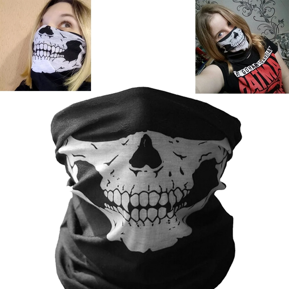 Motorcycle Mask Summer Balaclava 1 pieces Skull Ghost Maske Biker Motor ...