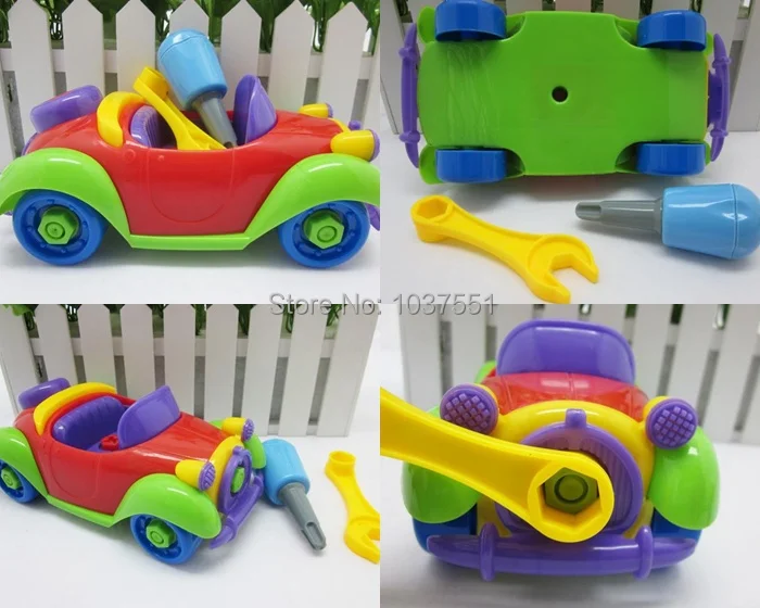 Disassembling Vintage Car Building Kits Combination Blocks Detachable ...