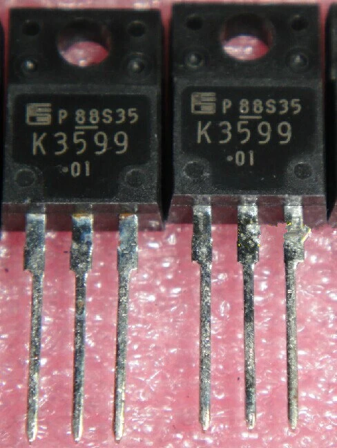10PCS K3599 2SK3599 TO-220F Equipement électrique, fournitures ...
