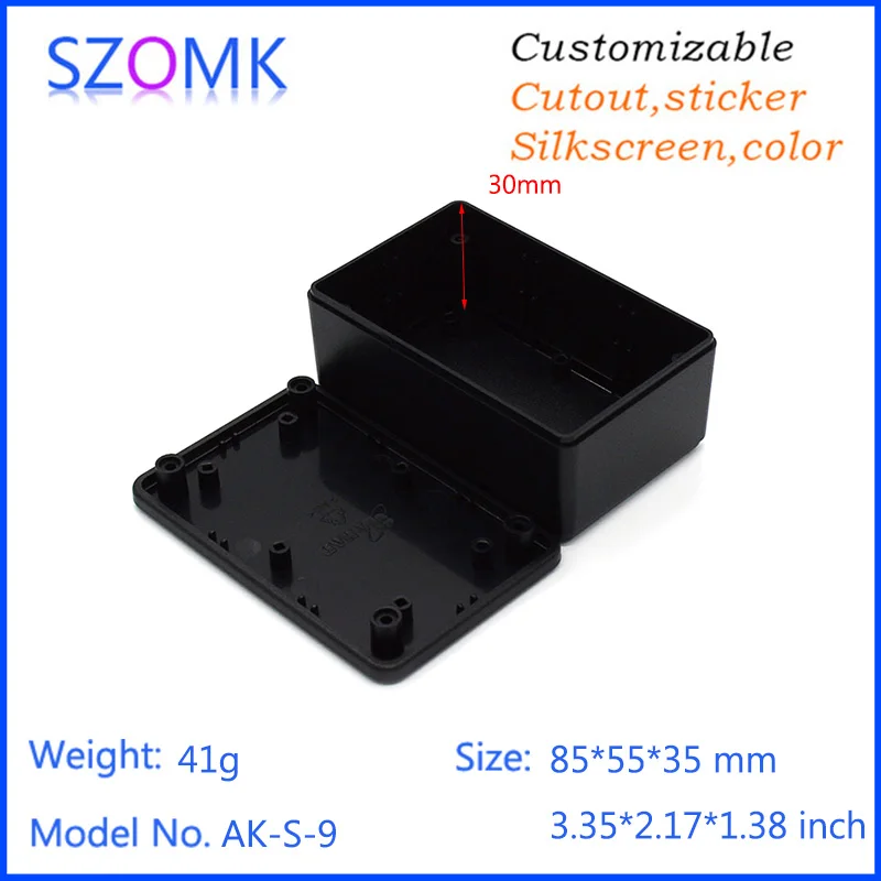 black plastic housing quality abs plastic enclosure (4 pcs) 85*55*35mm ...