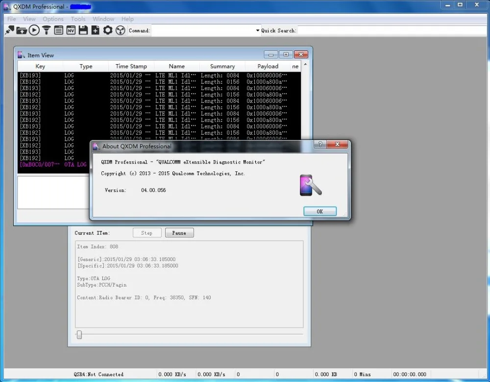 Qpst and qxdm - lineslasopa