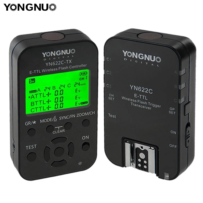 Yongnuo YN 622C KIT YN 622C ETTL Flash Trigger With Transceivers For ...