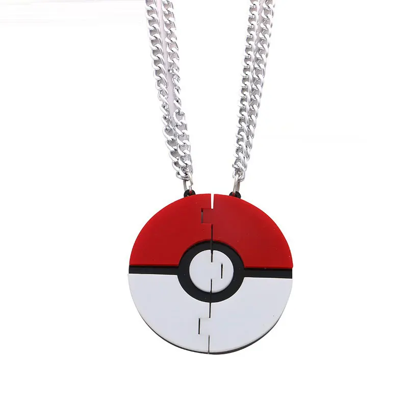 Moda Estrenar Acrylc Pokemon Pokeball Laser Cut Acrílico Collar ...