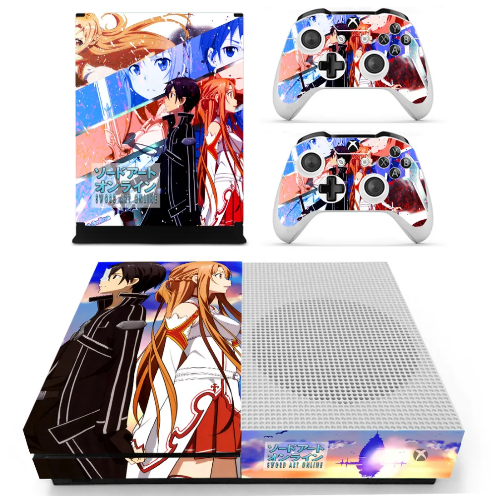 Sword Art Online SAO Skin Sticker for Microsoft Xbox One S ...