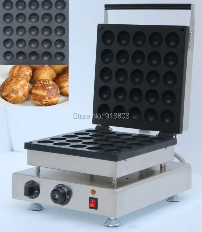 Commercial-Use-Non-stick-110v-220v-Electric-25pcs-Danish-Pancake-Balls ...