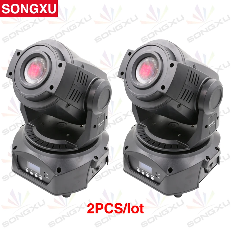 SONGXU minihaz de luz LED con cabezal móvil, foco de luz gobo de ...