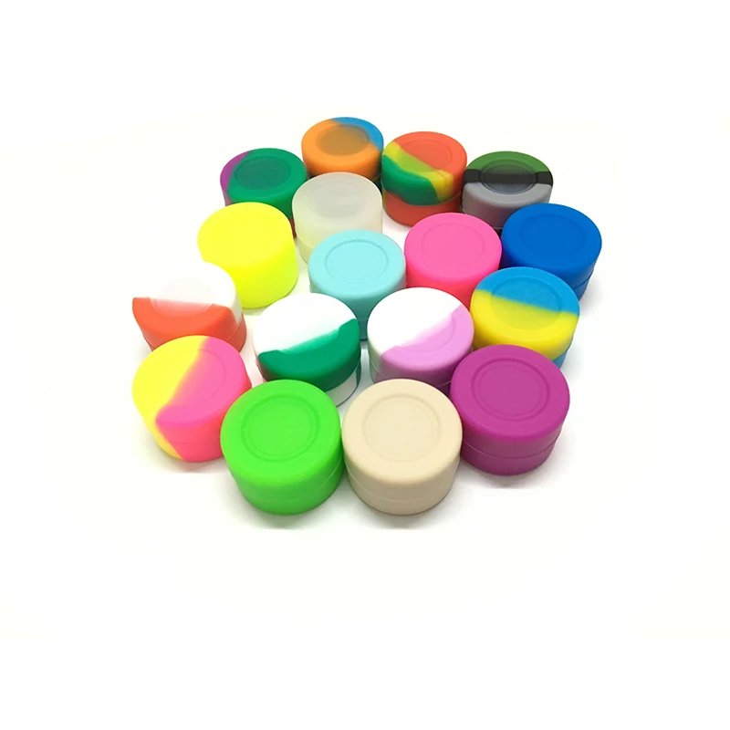 YANA Silicone Wax Container Mini Non Stick Wax Oil Storage Jars Oil ...