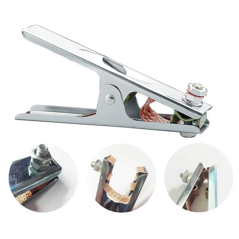 Hoomall 300Amp Earth Ground Cable Clip Clamp Pliers Welding Manual ...