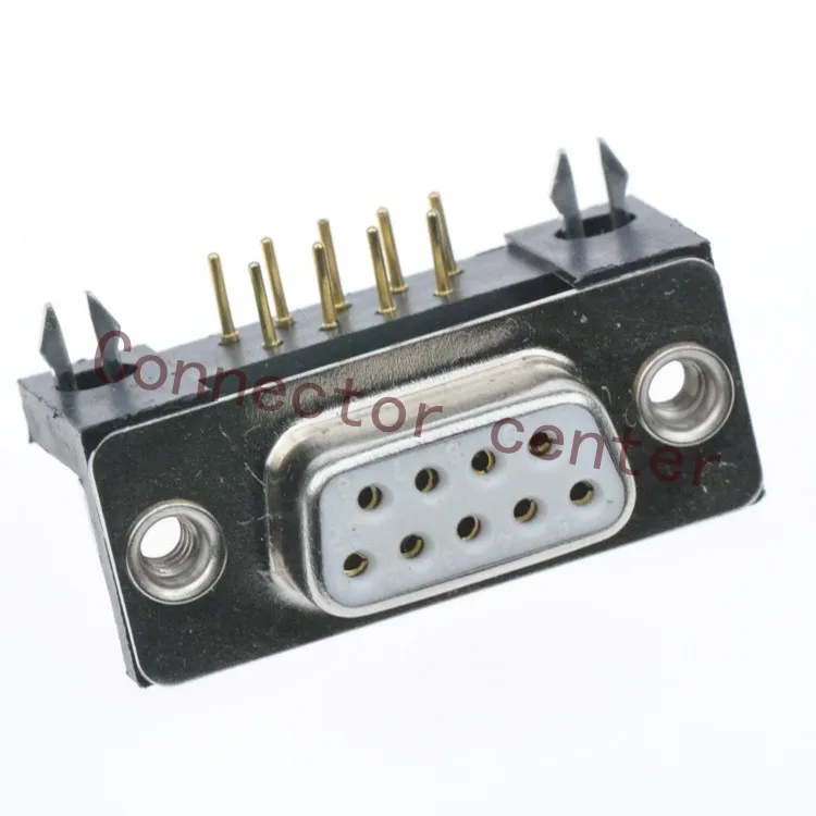 High-Quality-D-SUB-DR-Connector-9PIN-Female-solid-Pin-Full-Gold-flash ...