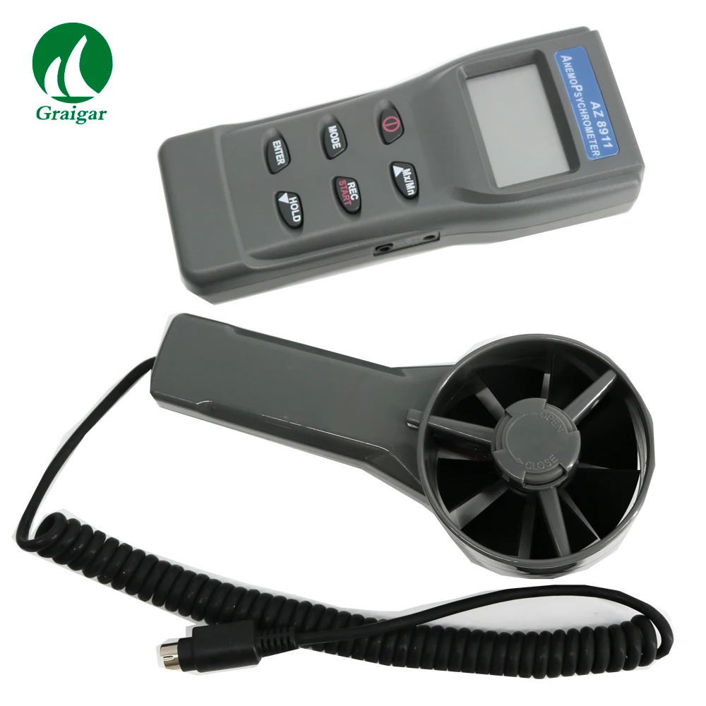 AZ8911-Anemometer-Multifunctional-Environmental-Tester-Wind-Speed-Air ...