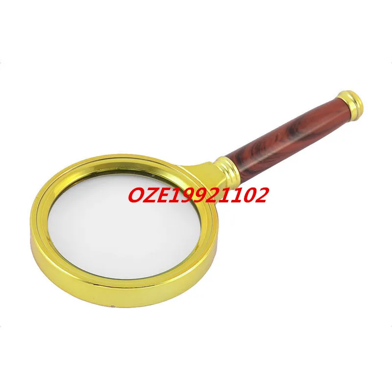 1 STÜCKE Metallrahmen 5X Lupe Lupe Schmuck Lupe Gold Ton|tone| - AliExpress