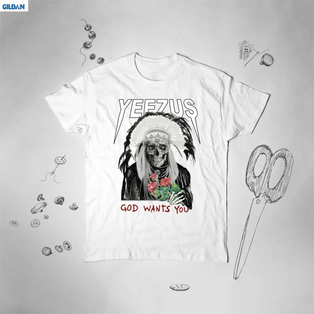 GILDAN Kanye West Tee Kanye Tour Tee Funny T shirt|T-Shirts| - AliExpress