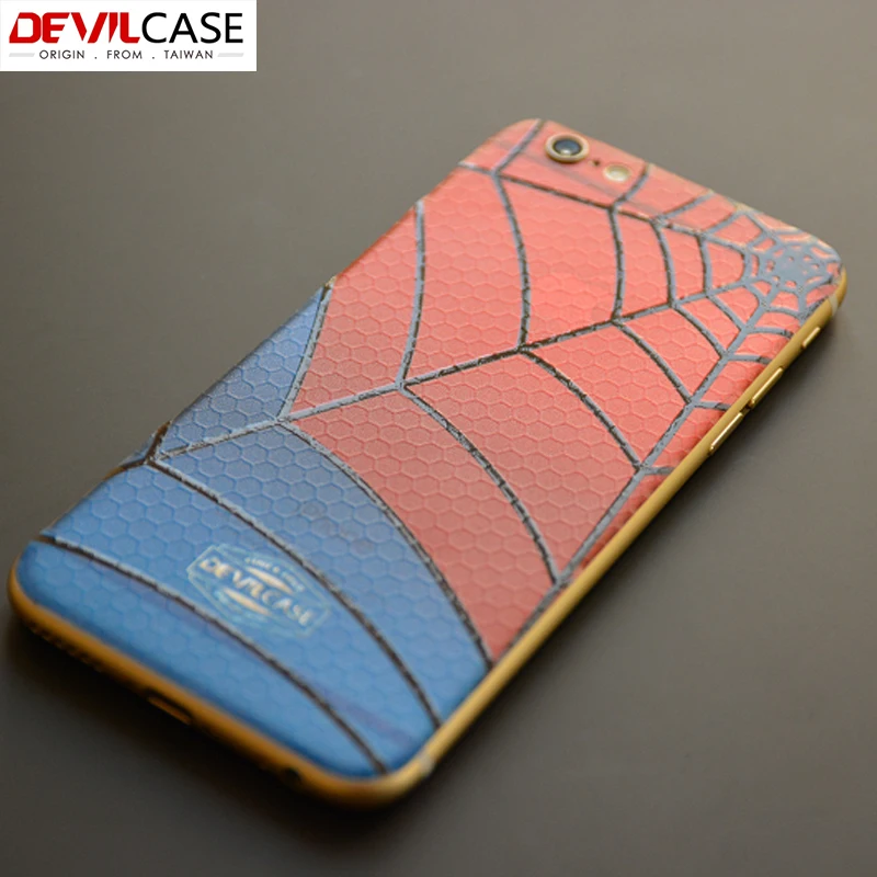 DEVILCAS Back Sticker For iPhone 6 Plus 3D Armor Spiderman Army ...