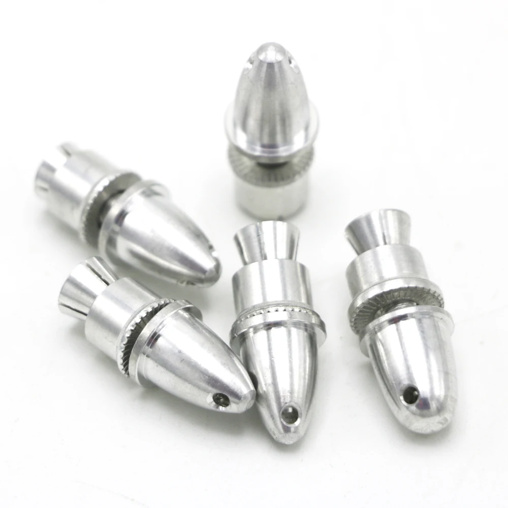 5 unids/lote RC avión Spinner 3mm 3,0mm eje Motor hélice CW adaptador Clip para RC Drone avión ...