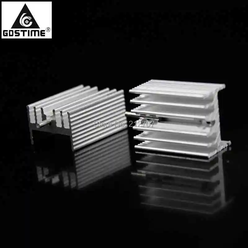20Pcs Aluminium TO220 Heatsink TO-220 Heat Sink Transistor Radiator TO ...