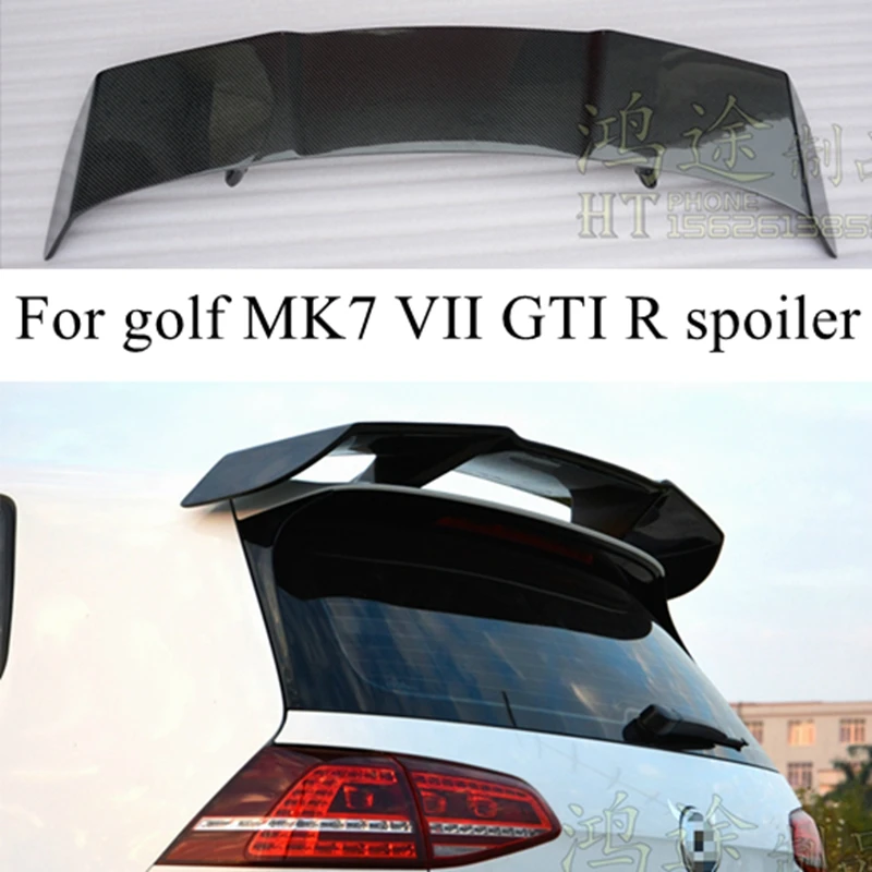 Golf 7 Mk7 Revozport Style Carbon Fiber Auto Car Roof Spoiler Wing For ...