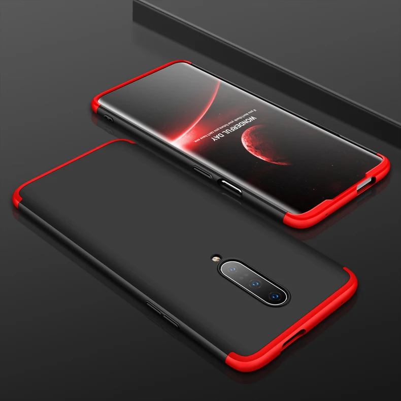 For OnePlus 7 Pro Case Hard 3 in 1 Matte Armor Hybrid Protect back ...