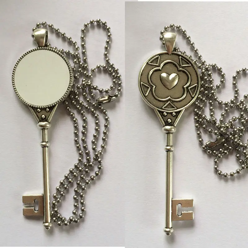 sublimation necklaces pendants blank key heart necklace pendant jewelry ...