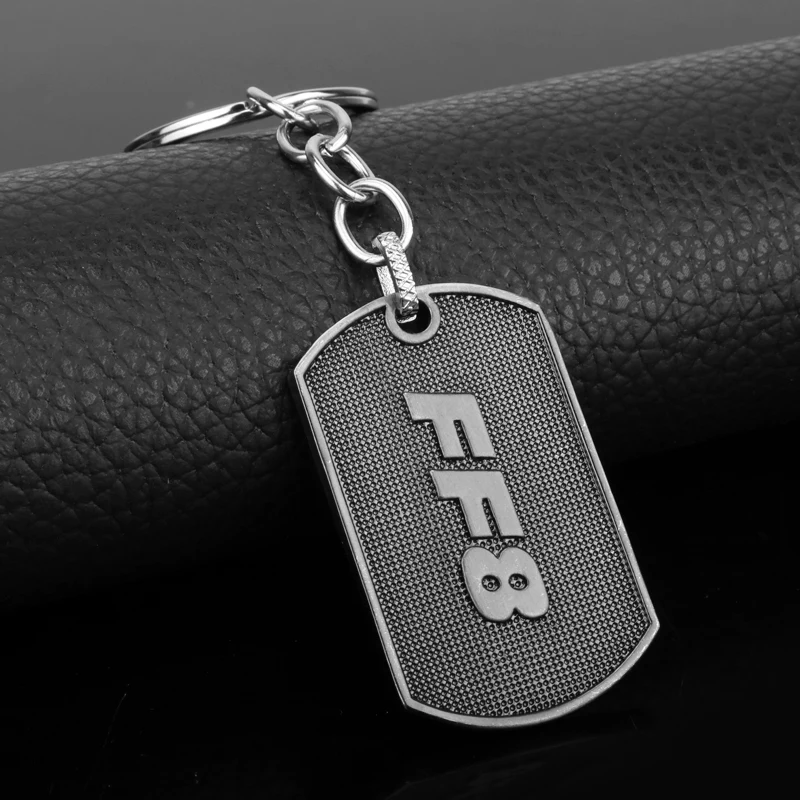 MQCHUN Fashion Movie The Fast Furious 8 Letters Pendant Keychain for ...