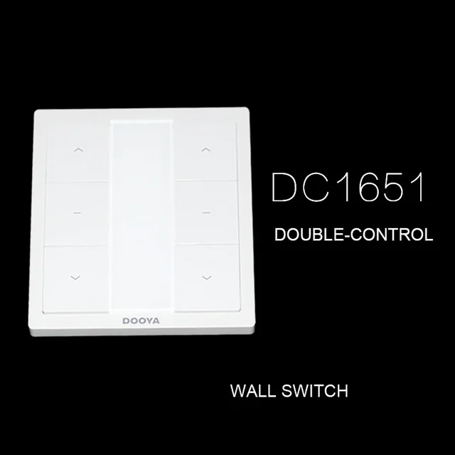Dooya wall switch DC1650 DC1651 SINGLE DOUBLE CHANNEL remote control ...