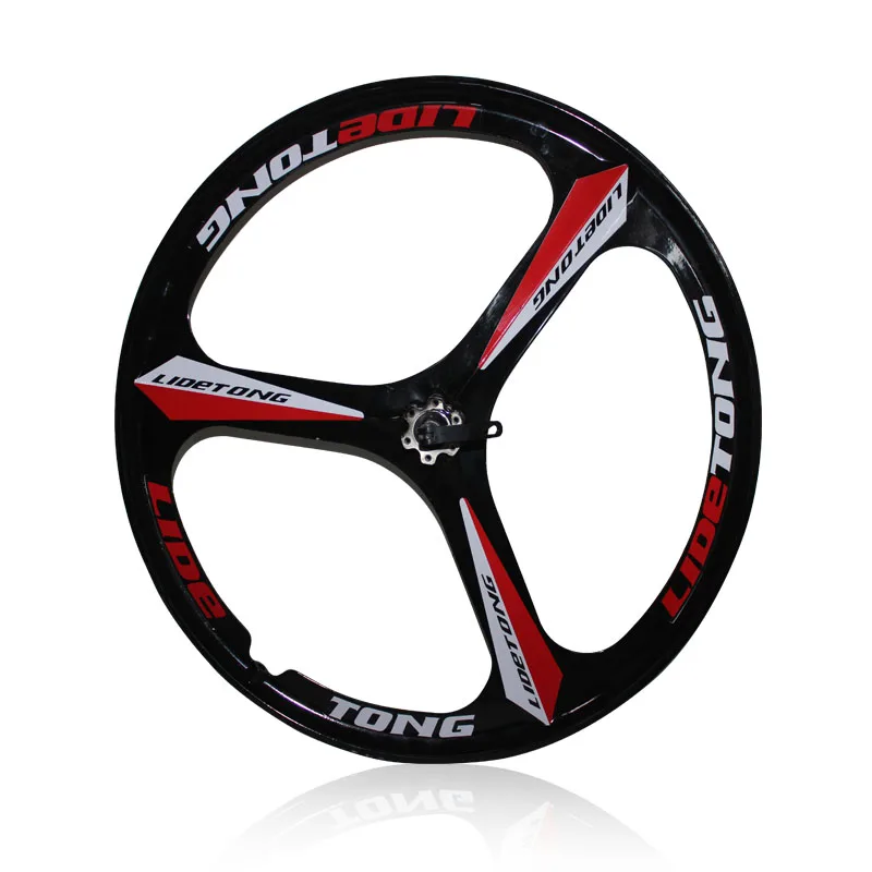 26'' Front and Rear Rim for MTB Mountain Bike, 3 Spokes Magnesium Alloy ...