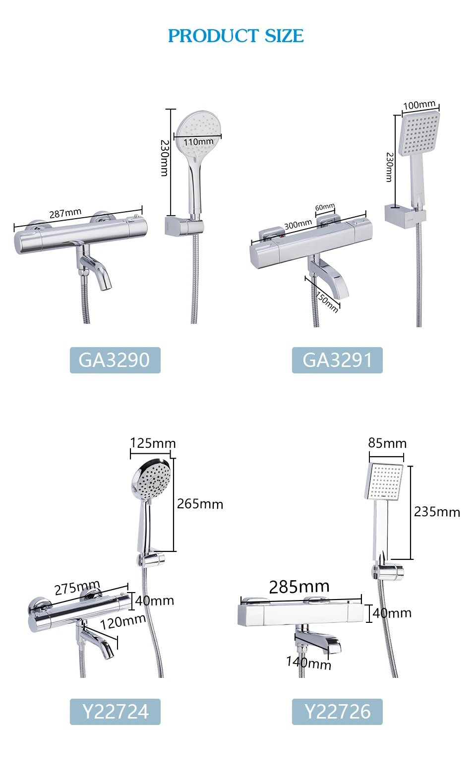 GAPPO Термостатические Смесители для душа настенный душ смесительная ванна смесители с ...