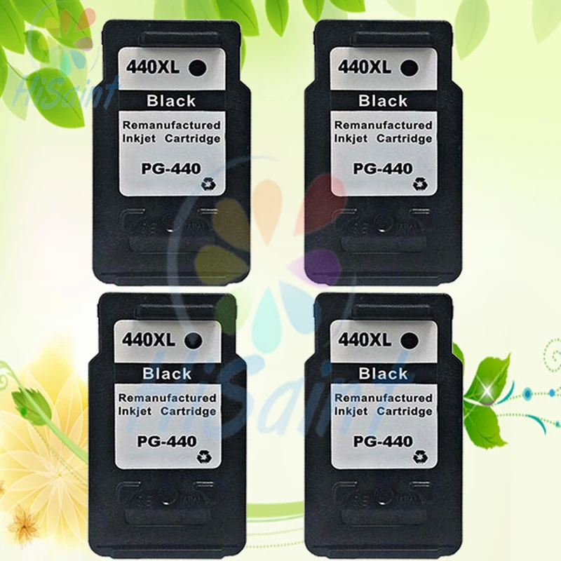 New arrivals 4pcs bk For Canon PG 440 440XL Ink Cartridge MG3180 MG4180 ...