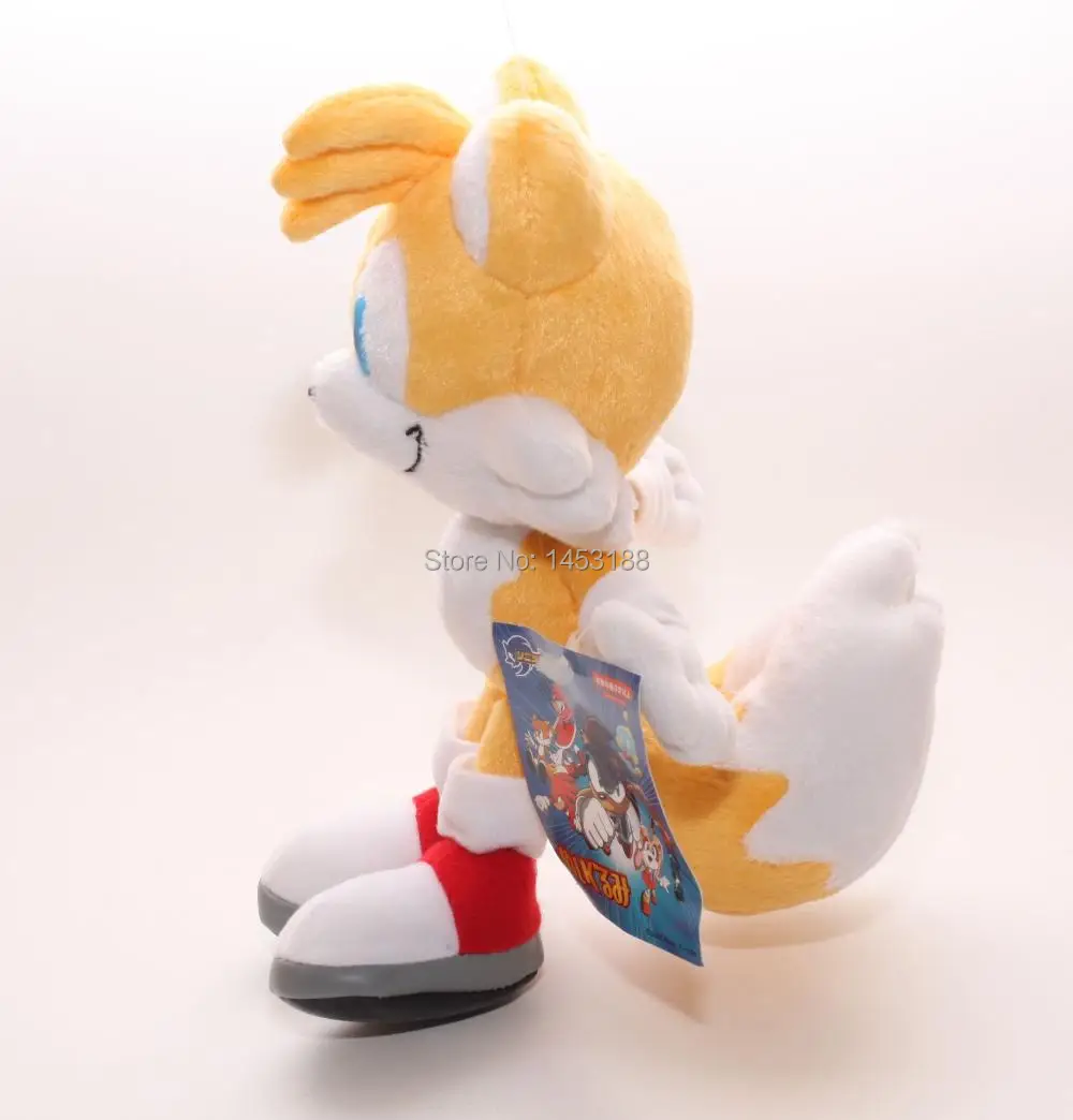 NEW OFFICIAL 25cm TAILS PLUSH SOFT TOY FRIEND OF SONIC THE HEDGEHOG AND ...