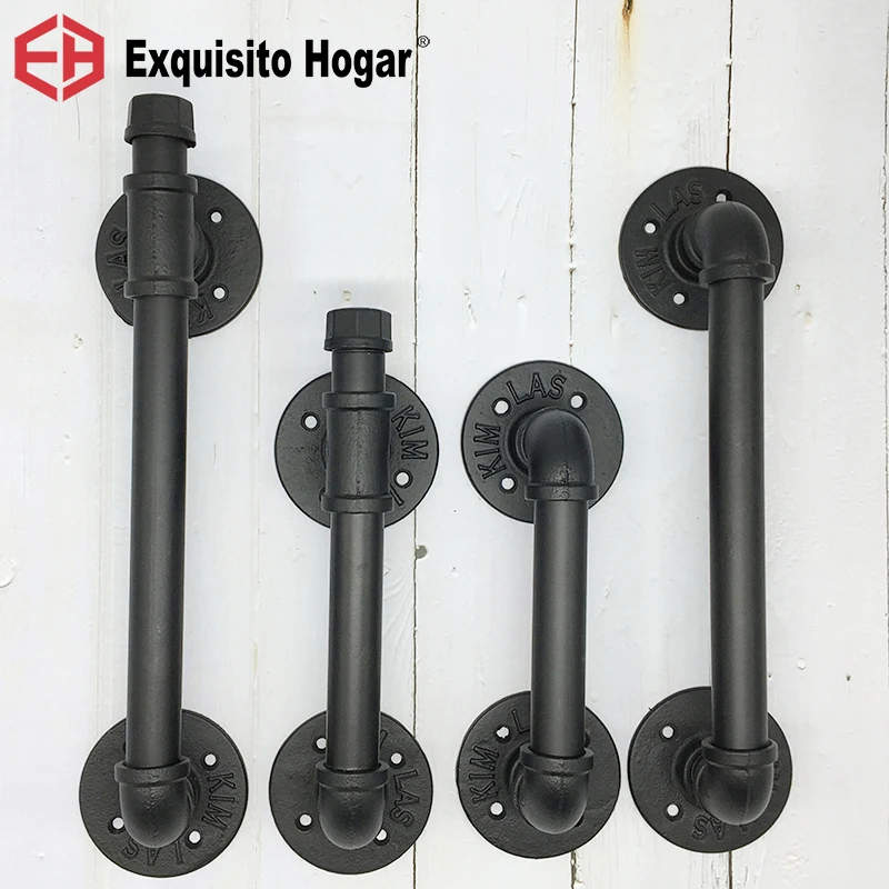 American-Water-Pipe-Handle-Antique-Old-Iron-Art-Restaurant-Bar-Barn ...