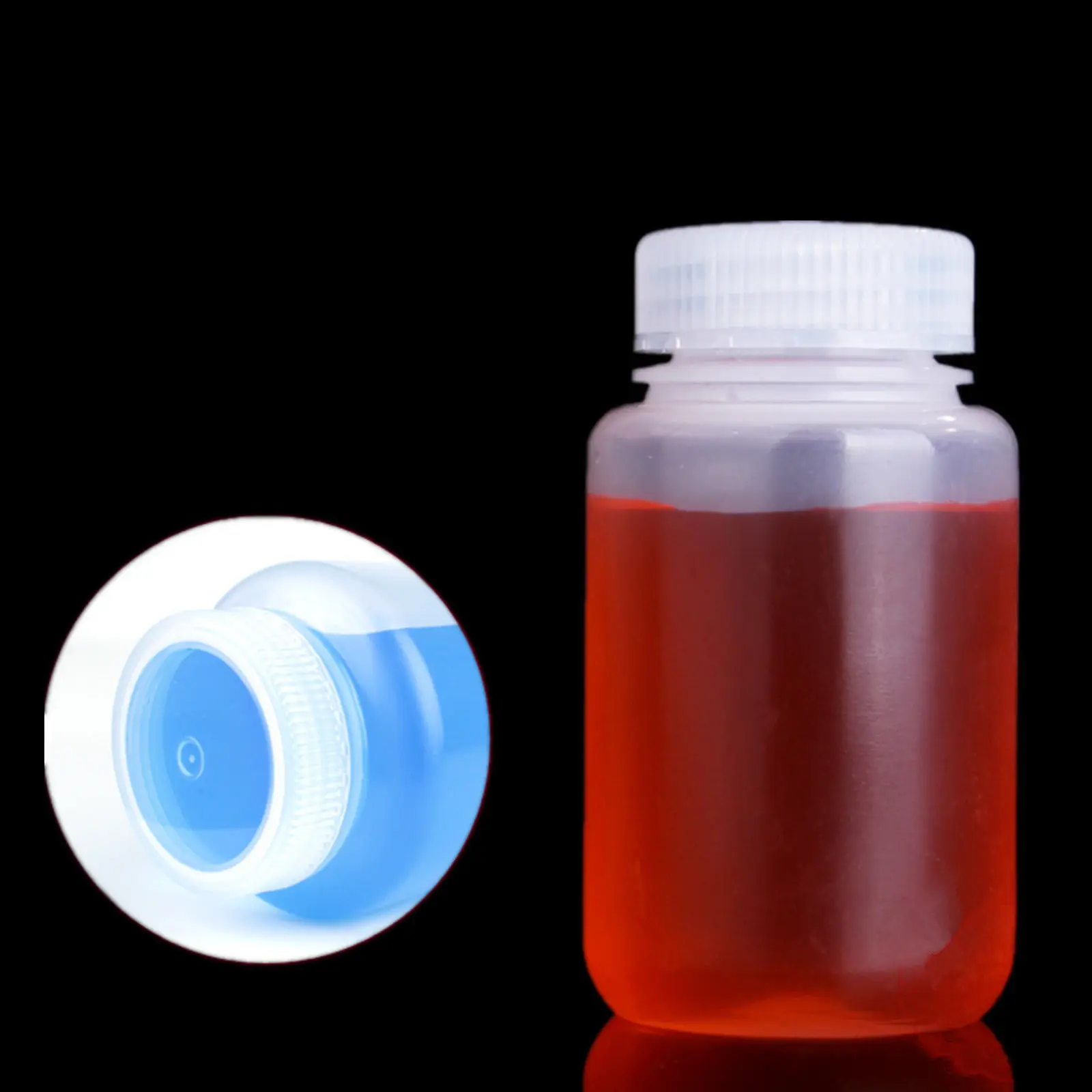 3pcs 60ml Pp Reagent Bottle Food-grade Polypropylene Wide Mouth Sample ...